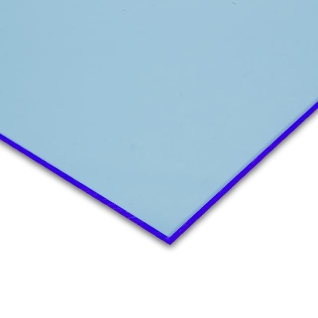 Luminescent Blue Acrylic Plastic Sheet | Cut to Size