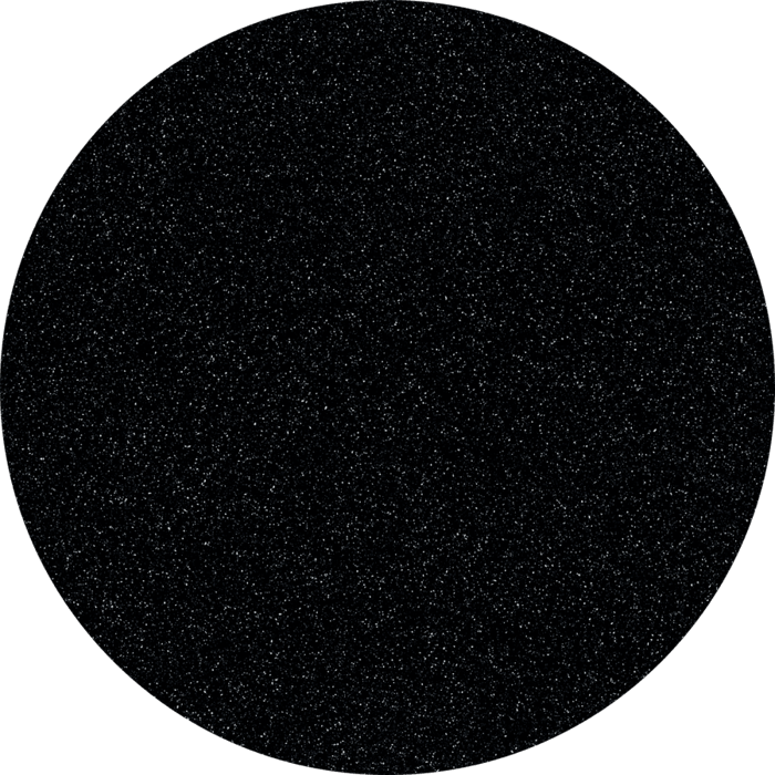 Deep Black Quartz Round Corian sheet cut to size. Order online