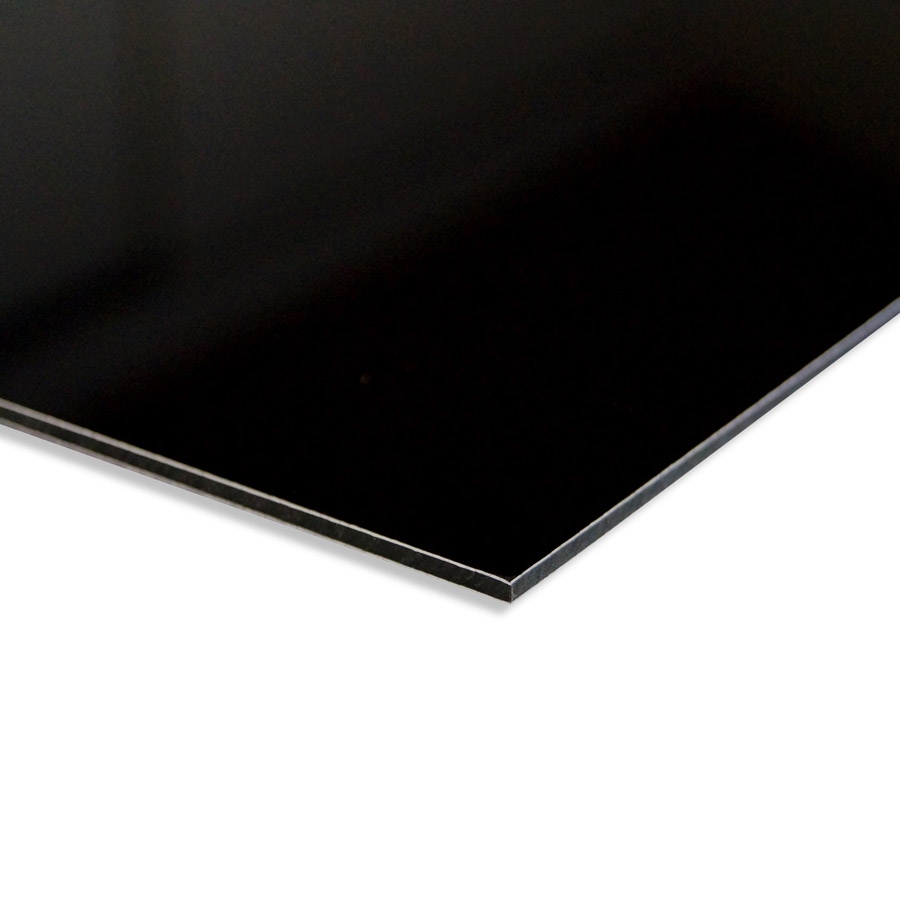 Black high gloss / Matt black plastic sheet. Cut to size