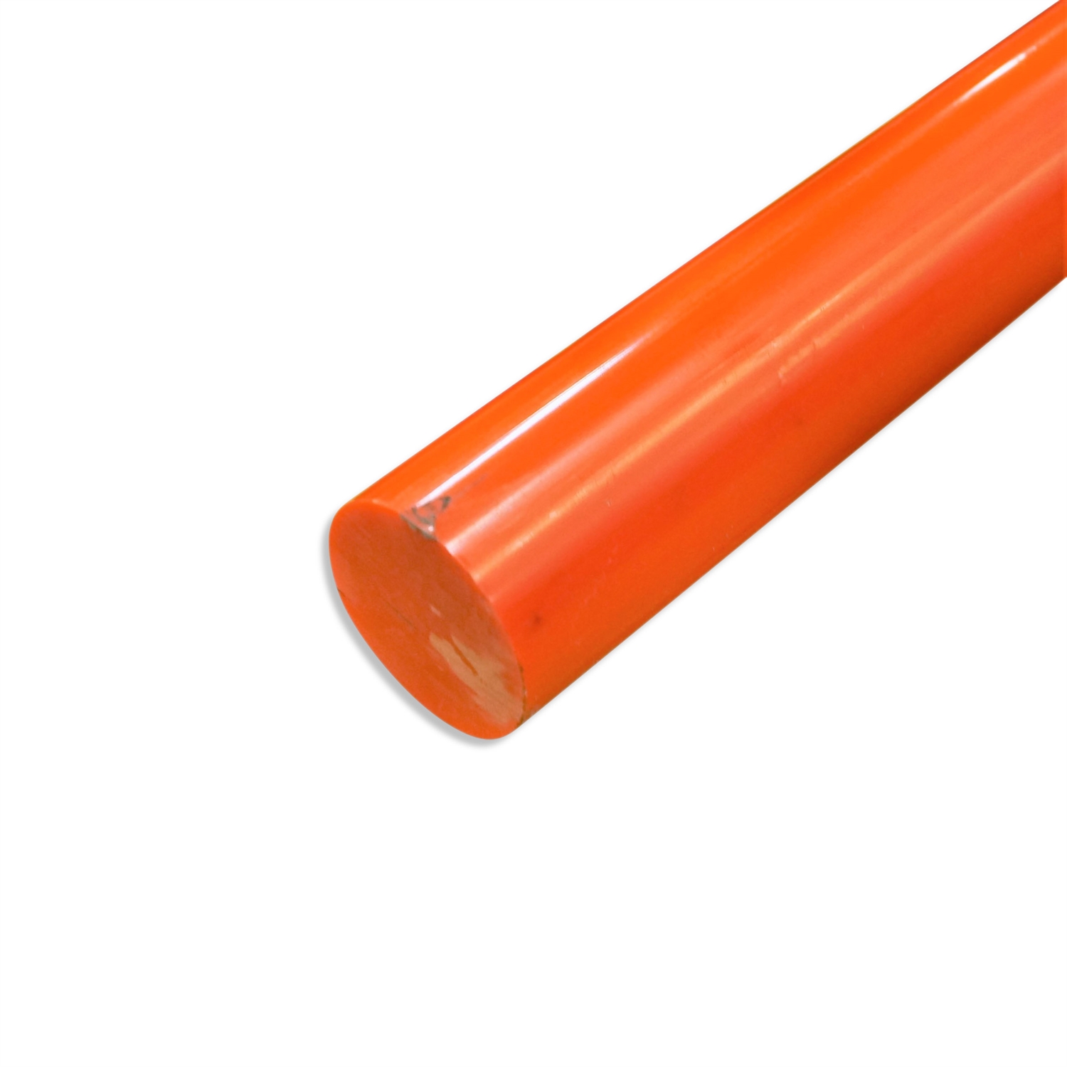 Red Solid PVC Rods | Cut to Size
